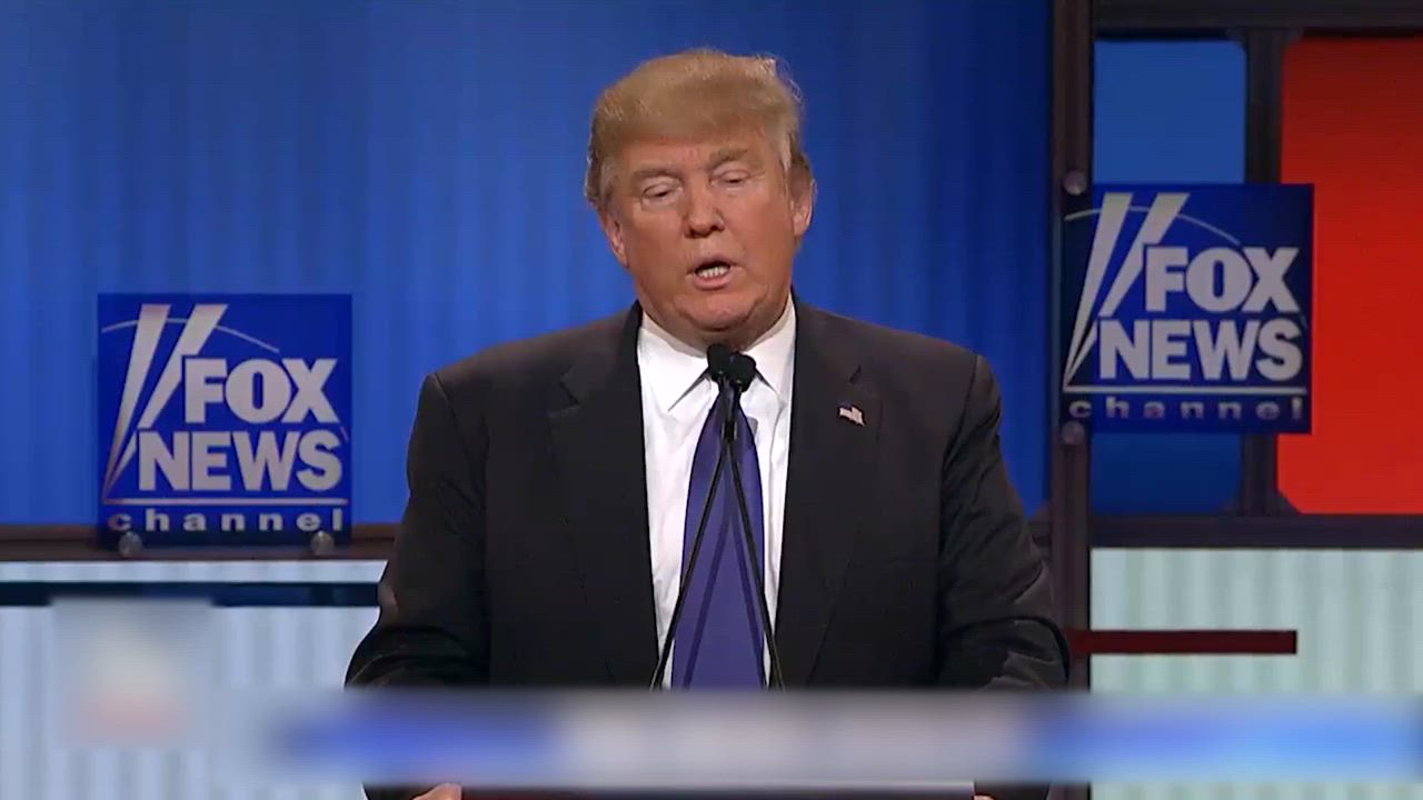 Trump reageert op sneer in Republikeinse voorverkiezing